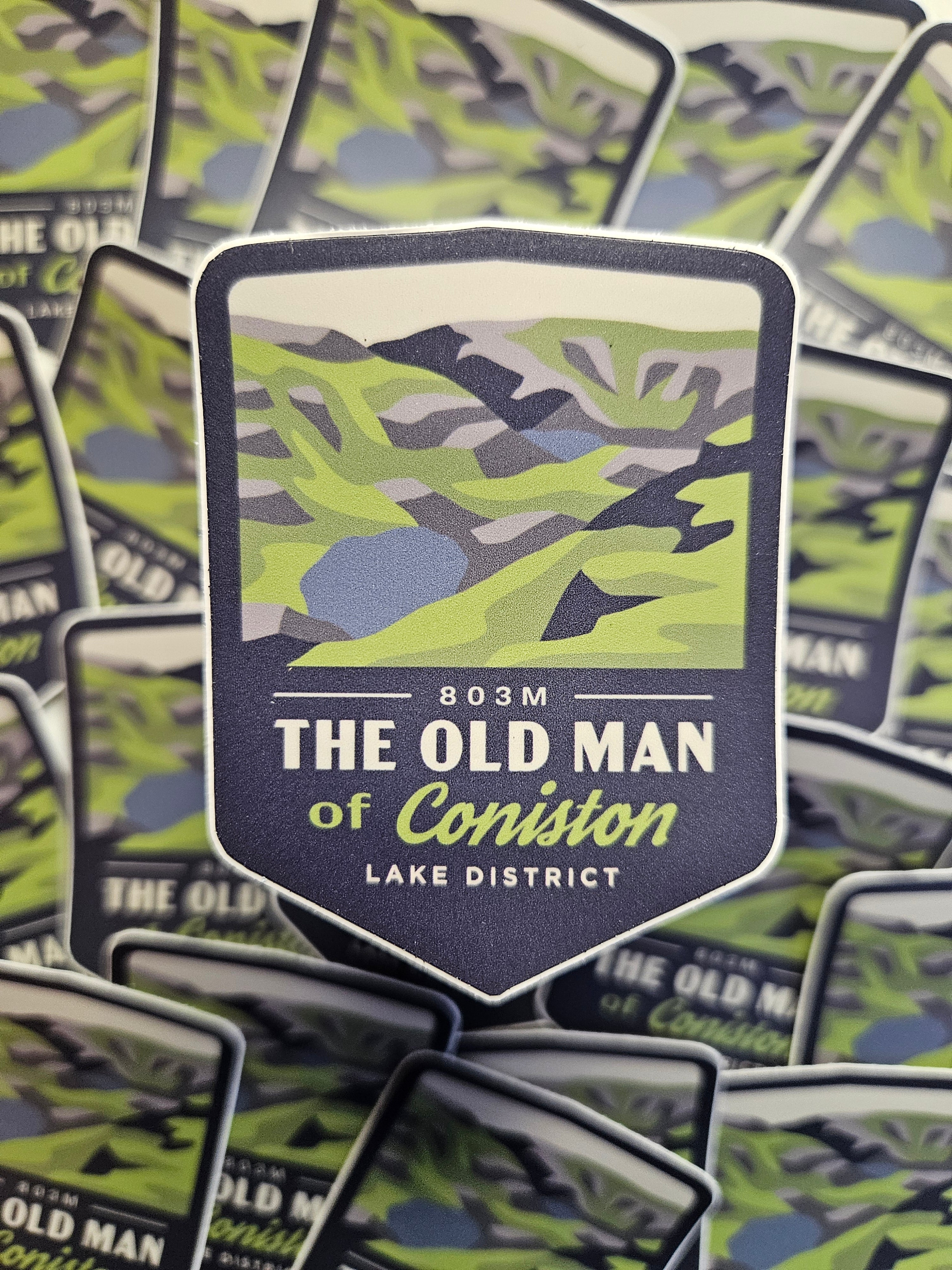 The Old Man of Coniston Sticker – A Trail To Remember Ltd