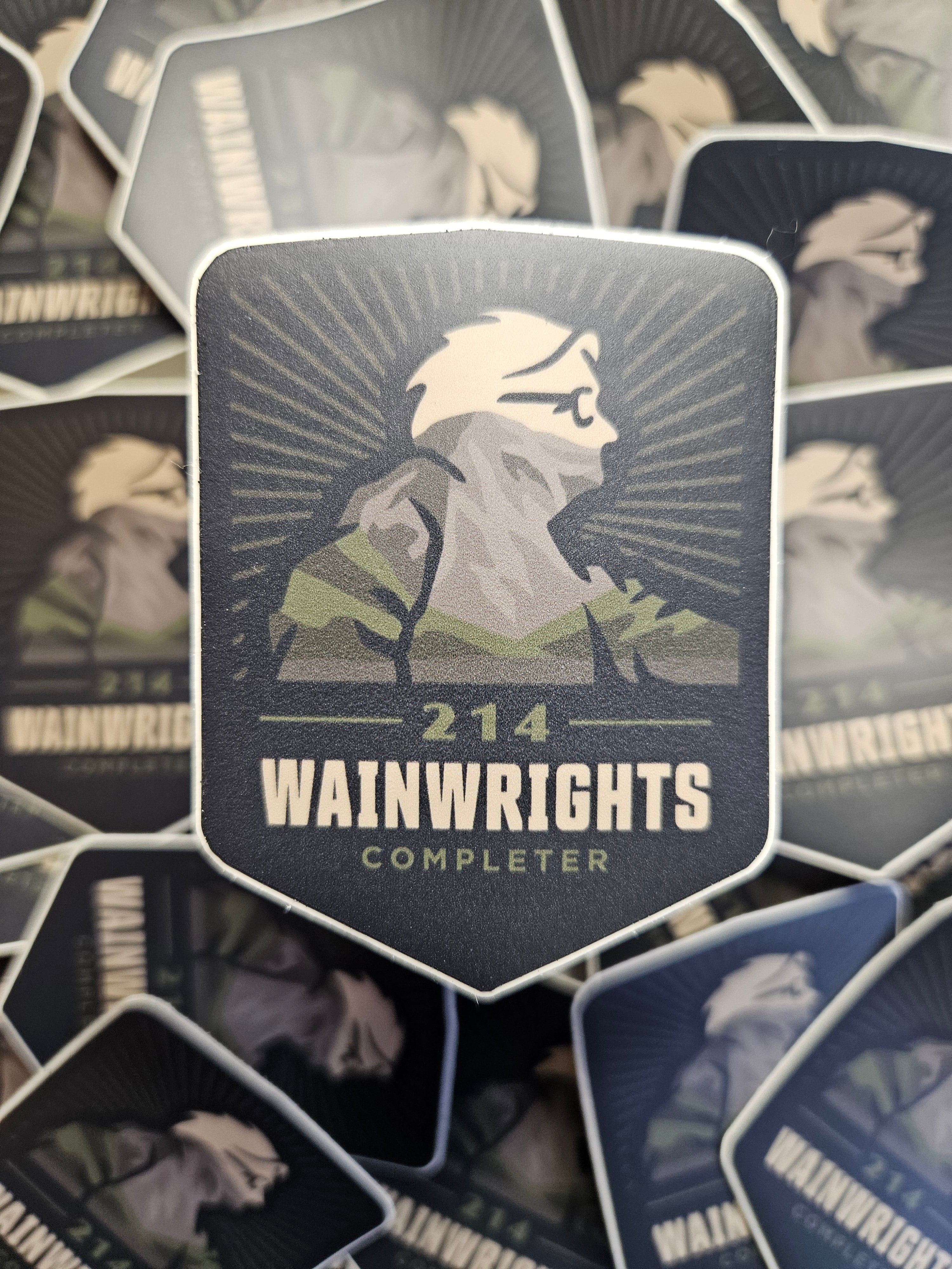 Wainwright's 214 Completer Sticker – A Trail To Remember Ltd