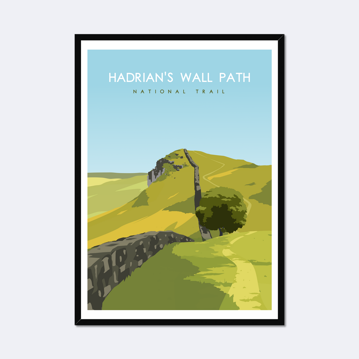 Hadrian's Wall Path National Trail Poster – A Trail To Remember Ltd